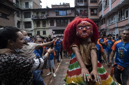 imágenes de Indra Jatra festival in Kathmandu, Nepal - 07 Sep 2022 ...