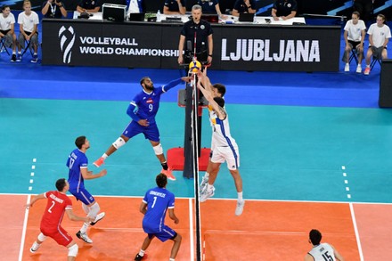 Earvin Ngapeth France During 2022 Fivb Editorial Stock Photo - Stock ...