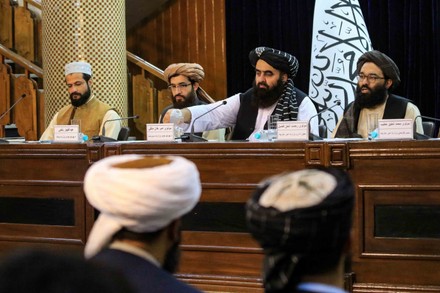 Amir Khan Muttaqi 2r Afghanistans Foreign Editorial Stock Photo - Stock ...
