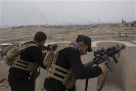 Maamoun Mosuls Neighborood Iraqi Military Isof Editorial Stock Photo ...