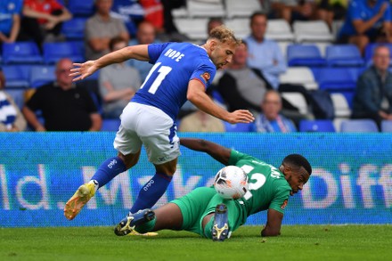 Hallam Hope Oldham Athletic Tussles Tyrone Editorial Stock Photo ...