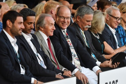 Sir Jackie Stewart Prince Albert Ii Editorial Stock Photo - Stock Image ...