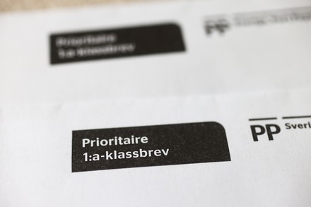 Prioritaire 1st Class Letter Editorial Stock Photo - Stock Image ...