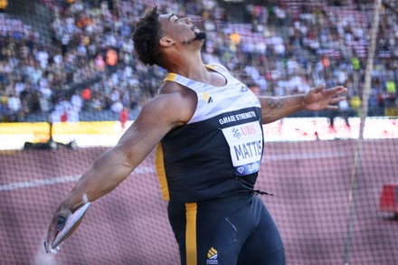Sam Mattis Usa Competes Mens Discus Editorial Stock Photo - Stock Image ...
