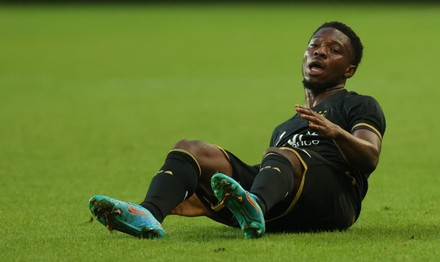 Anderlechts Francis Amuzu Looks Dejected During Editorial Stock Photo ...