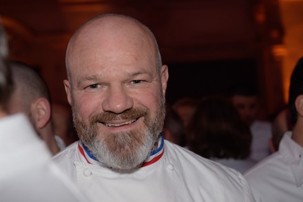 Diner Des Grands Chefs Du Monde - Lyon, France - 25 Jan 2017 Stock ...