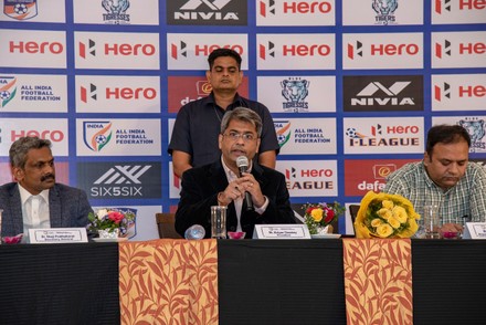 AIFF President press meet at Kolkata, West Bengal, India - 09 Sep 2022 ...