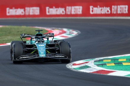 Lance Stroll Aston Martin On Track Editorial Stock Photo - Stock Image ...