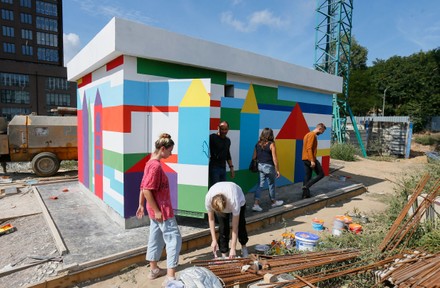 Locals Build Mobile Bomb Shelter Southern Editorial Stock Photo - Stock ...