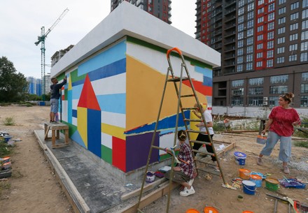 Locals Build Mobile Bomb Shelter Southern Editorial Stock Photo - Stock ...