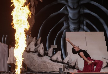 Brazilian Singer Jao Participates Rock Rio Editorial Stock Photo ...