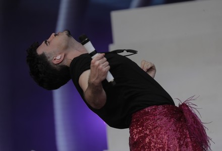Brazilian Singer Jao Participates Rock Rio Editorial Stock Photo ...