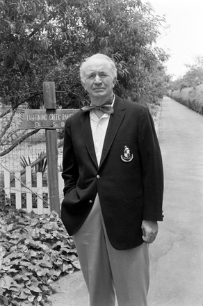 Walter Brennan Posing Front Lightning Creek Editorial Stock Photo ...