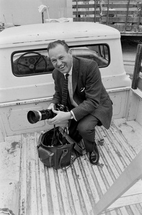 J R Eyerman Holding Camera During Editorial Stock Photo - Stock Image ...