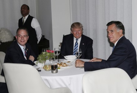 Us Presidentelect Donald Trump Sits Table Editorial Stock Photo - Stock ...