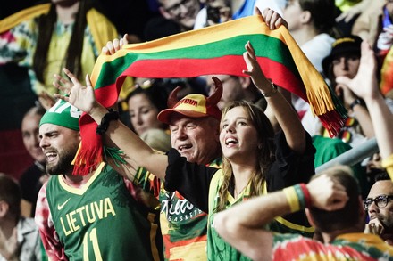 Lithuanian Fans Cheer Prior Fiba Eurobasket Editorial Stock Photo ...