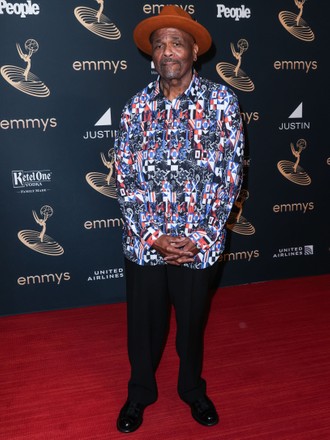 Hairdresser Mark Hampton Arrives Television Academys Editorial Stock ...