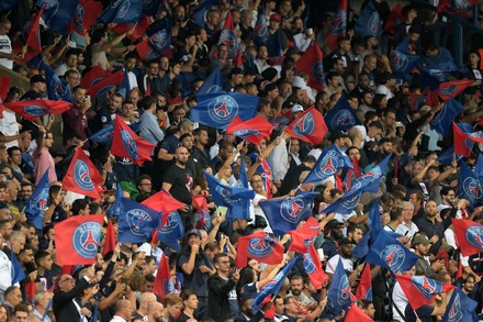 Paris Supporters Paris Saint Germain During Editorial Stock Photo ...