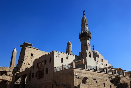 Temple Luxor Mosque Abu Elhaggag Unesco Editorial Stock Photo - Stock ...