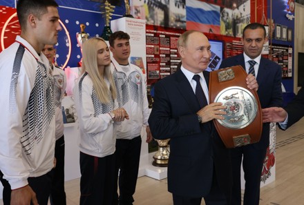 Russian President Vladimir Putin C Visits Editorial Stock Photo - Stock ...