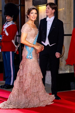 Crown Princess Mary Denmark Attending Gala Editorial Stock Photo ...