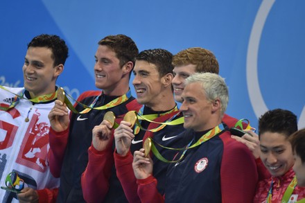 Michael Phelps Ryan Lochte Conor Dwyer Editorial Stock Photo - Stock ...