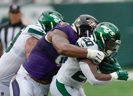 Baltimore Ravens Calais Campbell Tackles New Editorial Stock Photo ...