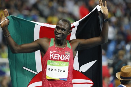 Kenyas David Rudisha Won 800m Men Editorial Stock Photo - Stock Image ...