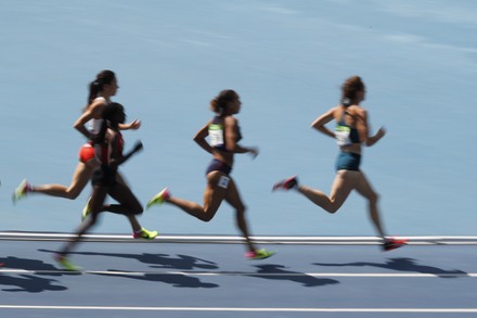 Running Illustration 800m Women First Round Editorial Stock Photo ...