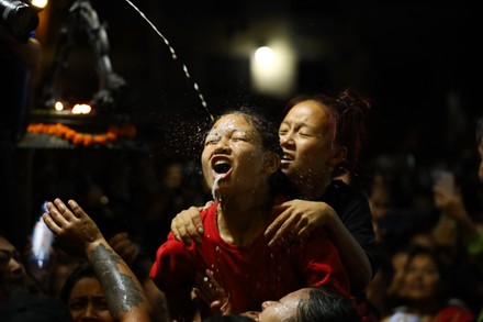 Nepali Hindu Womens Struggle Drink Home Editorial Stock Photo - Stock ...