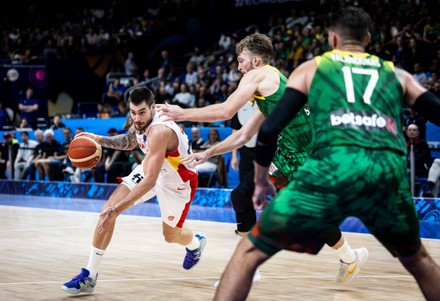 Sabonis Domantas Lithuania During Basketball Match Editorial Stock ...