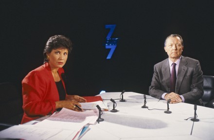 File Photo Taken 90s Tv Journalist Editorial Stock Photo - Stock Image ...
