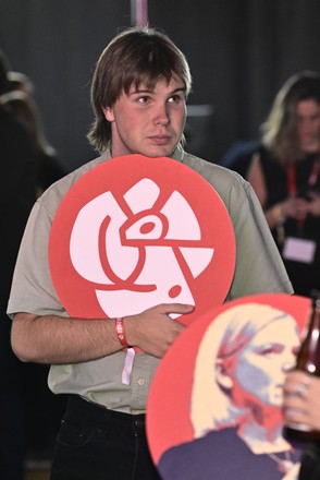 Disappointed Supporter Social Democratic Party Attends Editorial Stock ...