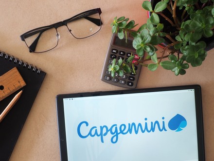 This Photo Illustration Capgemini Se Logo Editorial Stock Photo - Stock ...