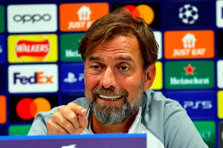 Liverpool FC UEFA Champions League press conference, Liverpool, UK - 12 ...