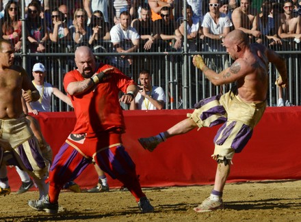 Florence Italy Last Gladiatorsthe Players Calcio Editorial Stock Photo ...