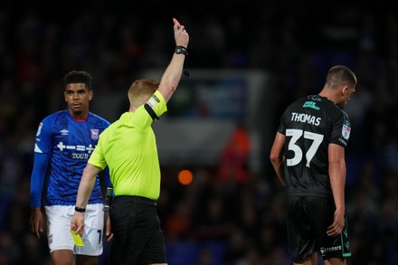 Referee Alan Young Send Bobby Thomas Editorial Stock Photo - Stock ...