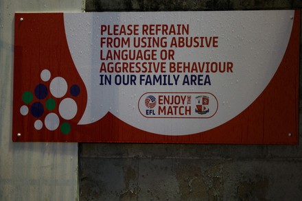 General View Efl Notice Sign About Editorial Stock Photo - Stock Image ...