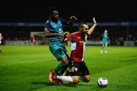 Luke Wilkinson Woking Fouled By Mike Editorial Stock Photo - Stock ...