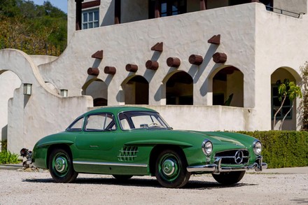 Unique Mercedes Gullwing Sports Car Displayed Editorial Stock Photo ...