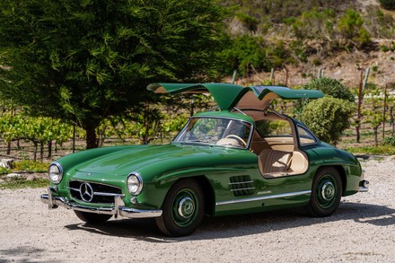 Unique Mercedes Gullwing Sports Car Displayed Editorial Stock Photo ...