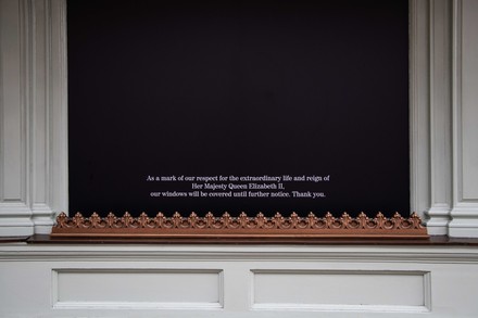 Blacked Out Windows Fortnum Mason Editorial Stock Photo - Stock Image ...