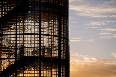 Sun Sets Behind Staircase Bill Struth Editorial Stock Photo - Stock ...