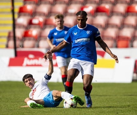 Rangers U19s Forward Zak Lovelace Editorial Stock Photo - Stock Image ...
