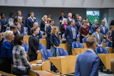 Dutch Members Parliament During Commemoration Britains Editorial Stock ...