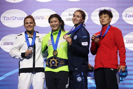 Medal Winners Kayla Colleen Kiyoko Miracle Editorial Stock Photo ...