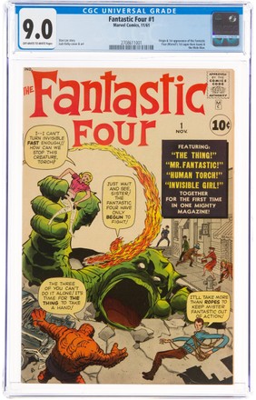 First Ever Fantastic Four Comic Which Editorial Stock Photo - Stock ...