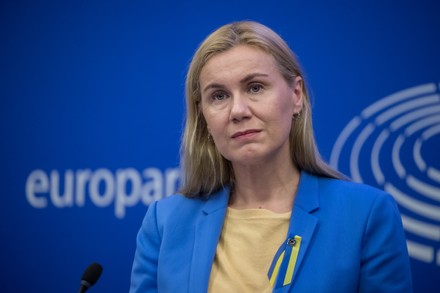 European Commissioner Energy Kadri Simson Addresses Editorial Stock ...