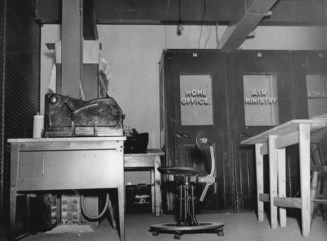 Ww Ii Information War Room Ministry Editorial Stock Photo - Stock Image ...