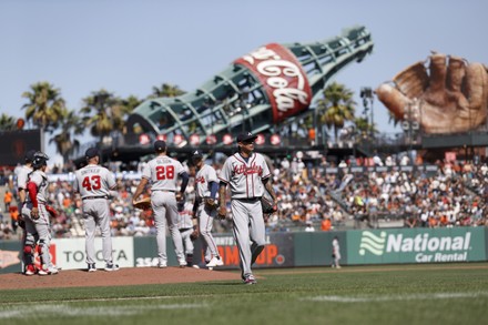 Atlanta Braves Relief Pitcher Jesse Chavez Editorial Stock Photo ...